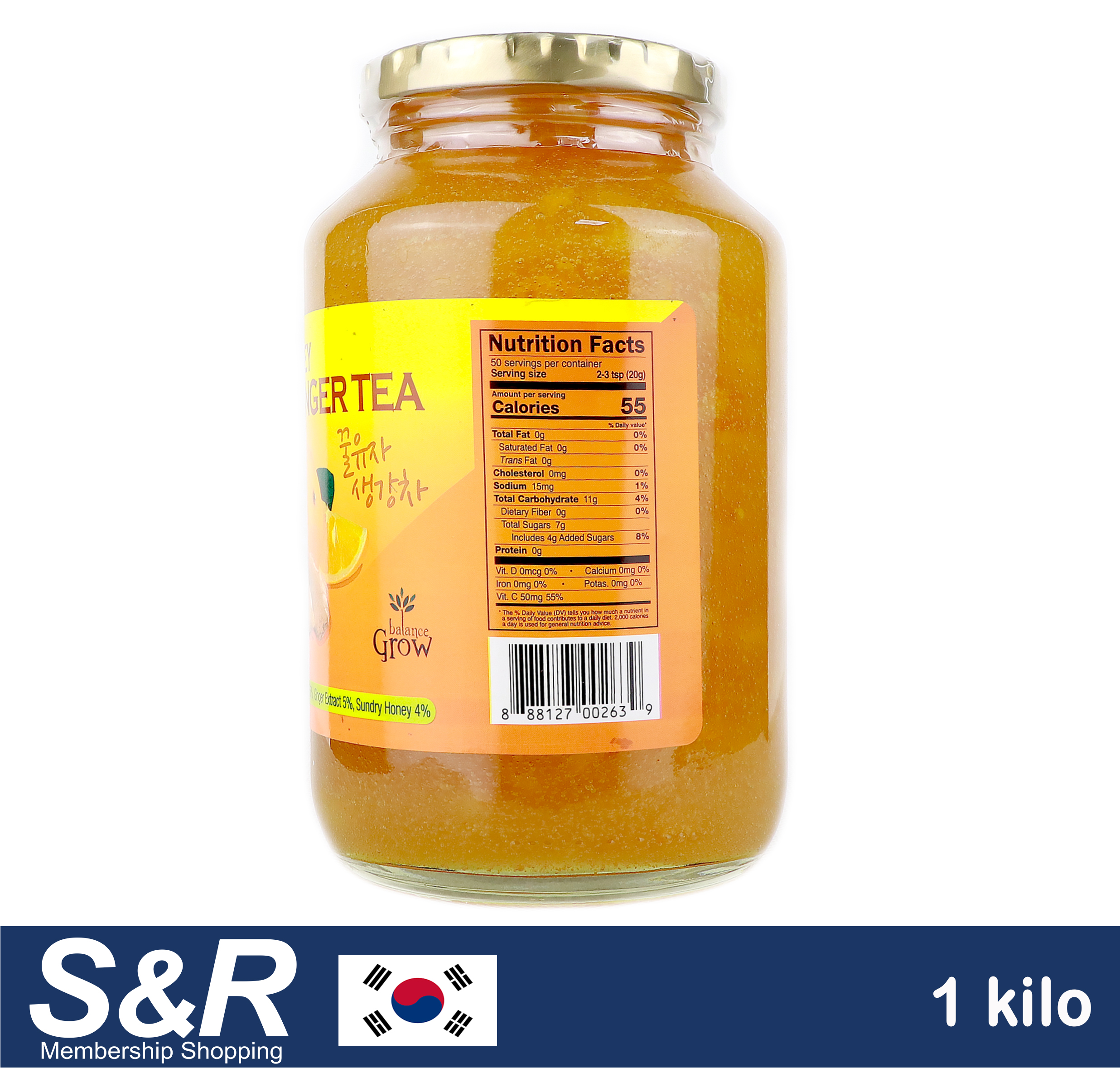 Balance Grow Honey Citron & Ginger Tea 1kg