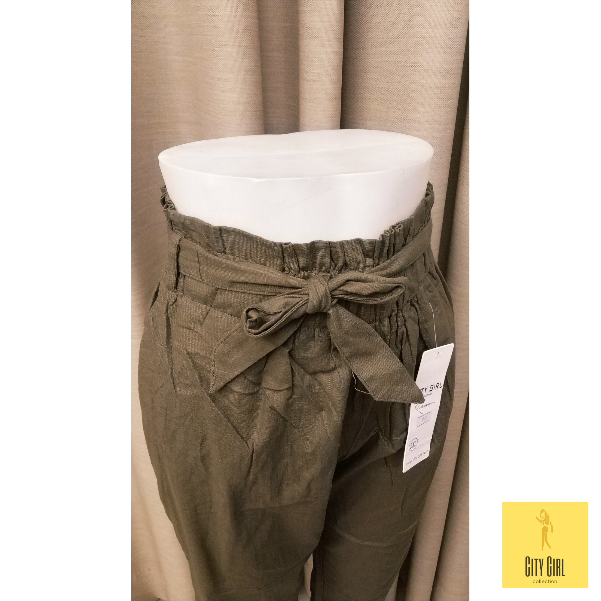 CITY GIRL Plus Size Smooth Cloth Capri Pants for Women [TOKONGS] with ...