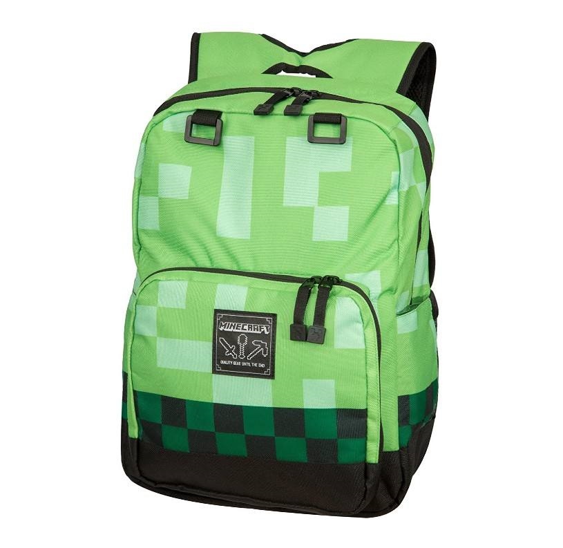 Minecraft School Bag Creeper TNT Ender Dragon Torch Diamond Pickaxe ...
