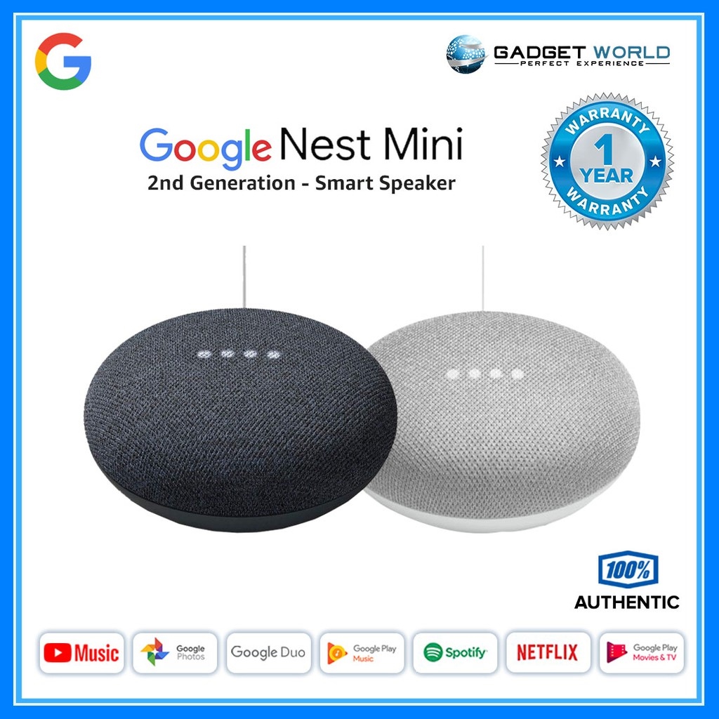 Google Nest Mini Smart Speaker By Google (2nd Gen Google Home Mini ...