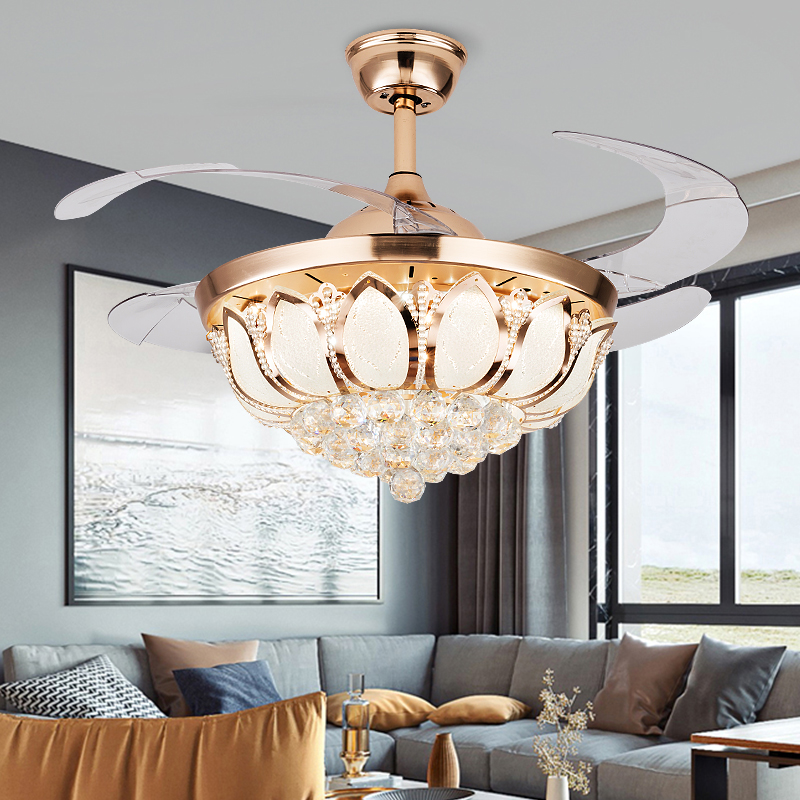 Remote Control Led Crystal Ceiling Mood Light | Shelly Lighting