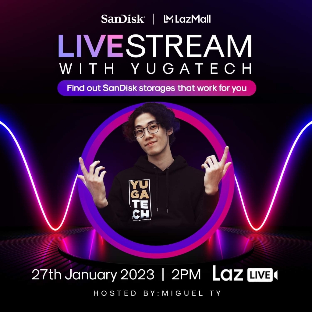 SanDisk with Yugatech Livestream