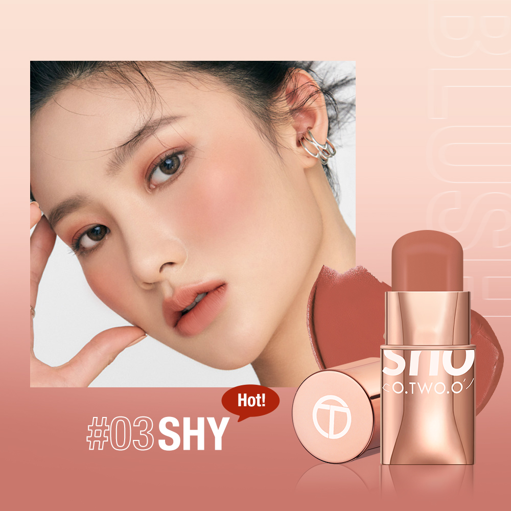 O.TWO.O Makeup Blush Stick Hydrating Gloss Lip & Cheek 6 Colors ...