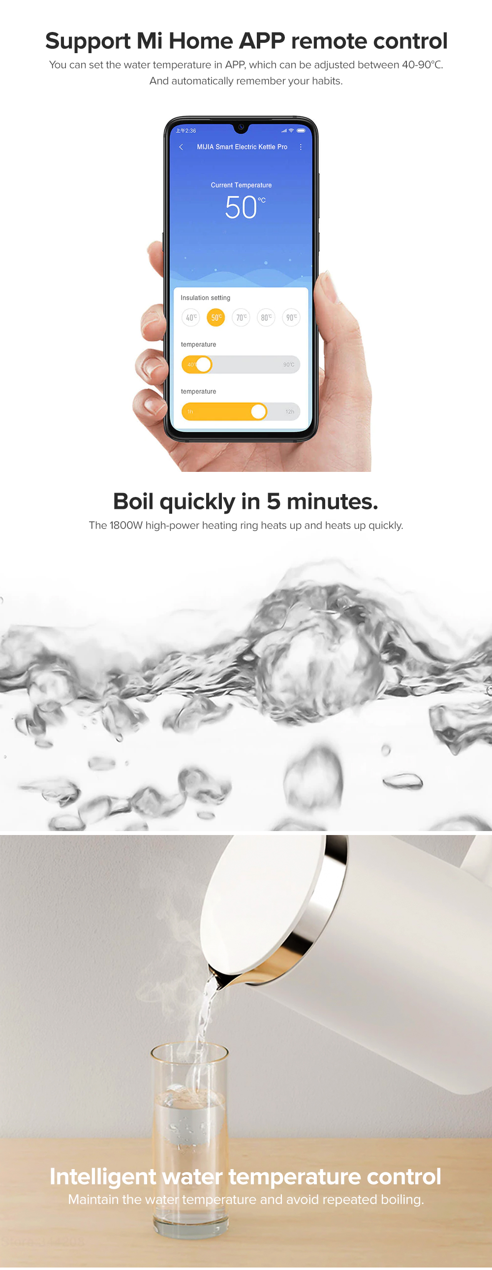 Mi Smart Kettle Pro - Best Price | Fast Delivery