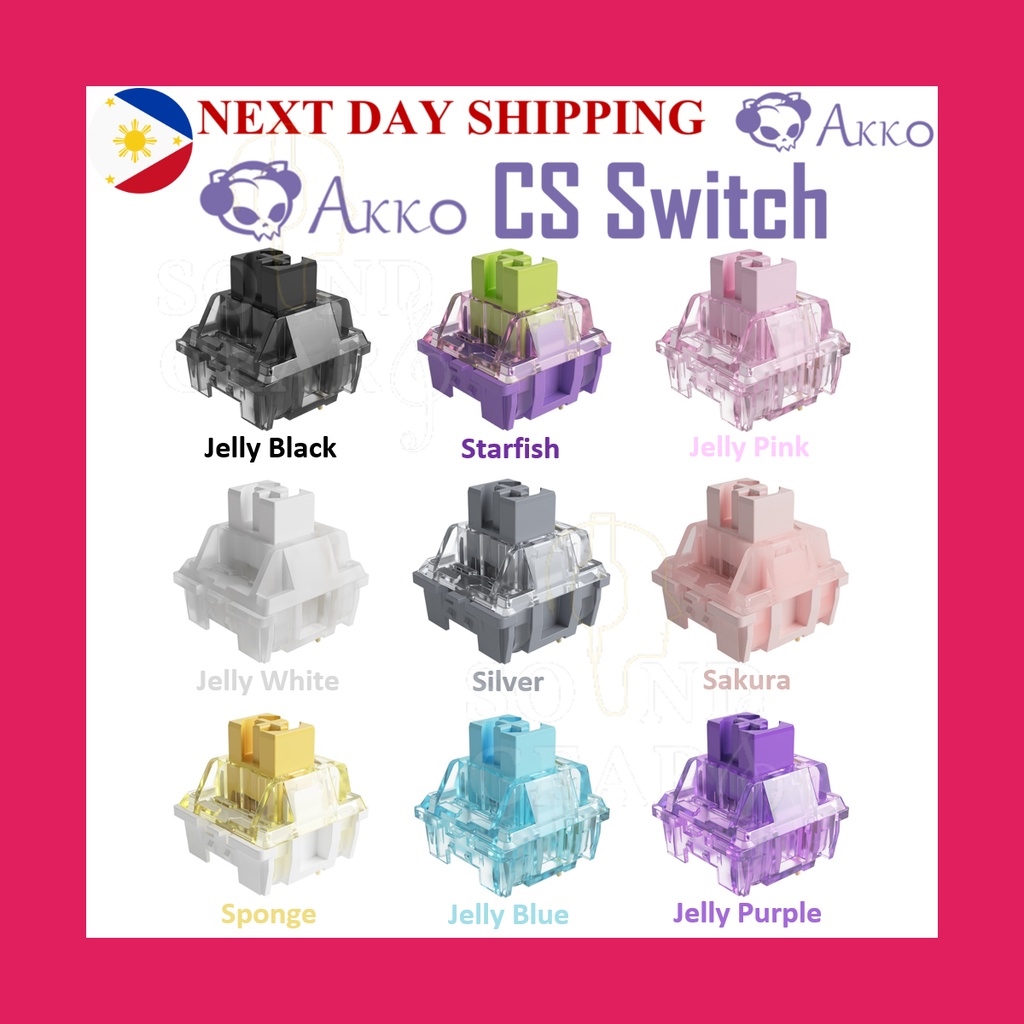 Akko CS Switch AKKO Switch Dust proof Silver / Jelly Black / White ...