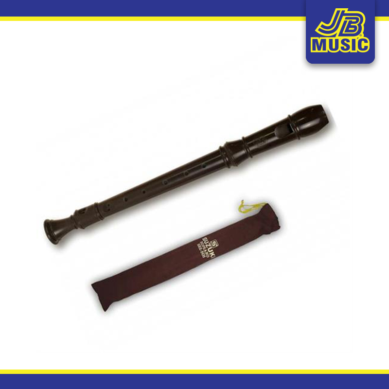 Soprano Recorder Ebony Finish Suzuki Ebony Recorder SRE-505 - 3-Piece ...