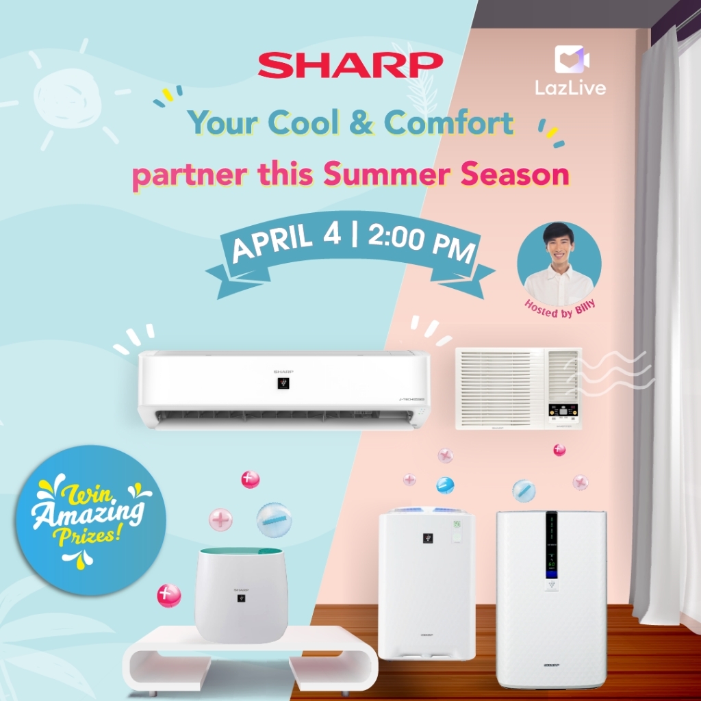 SHARP LIVE: Your Cool & Comfort Partner This Summer Season