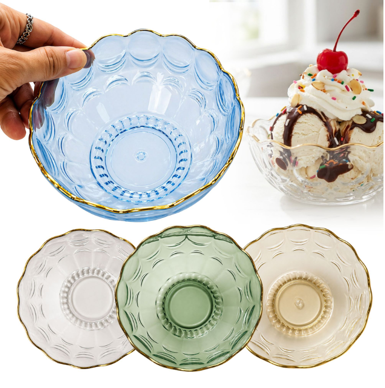 Upgrade your table setting with this elegant Acrylic Bowl 5PCS Set ...
