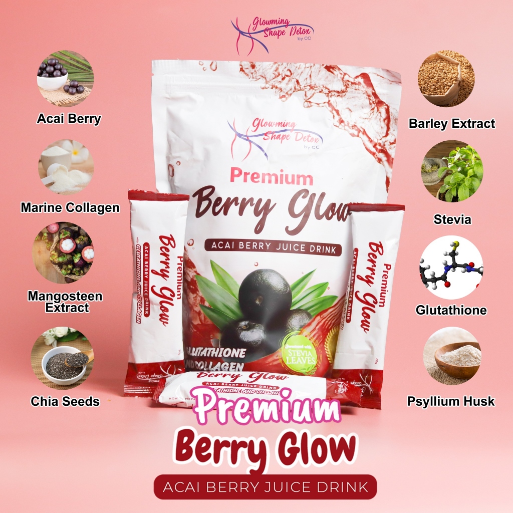 CRIS COSMETICS Glowming Shape Coffee And Acai Berry Juice Drink 10 Sac ...