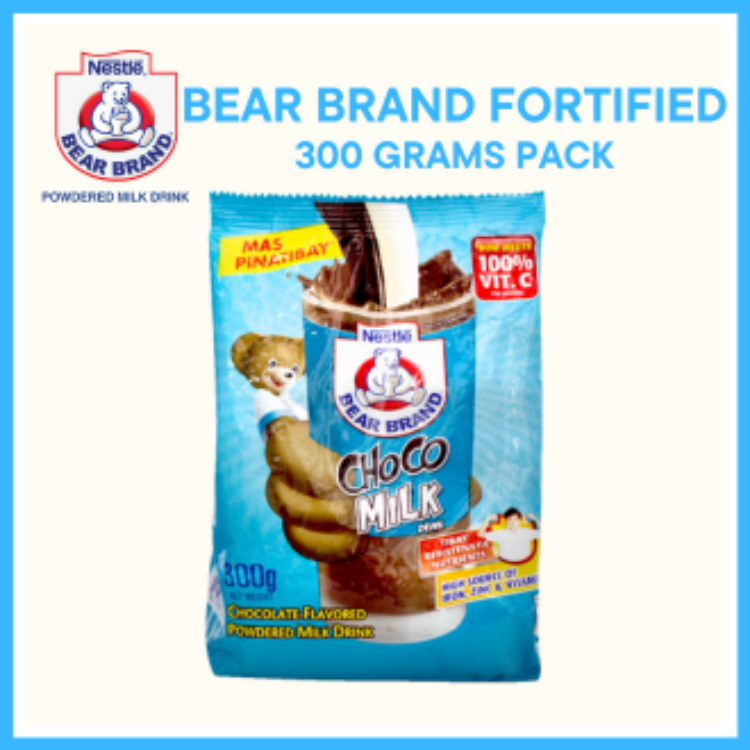 Nestle Bear Brand Choco Milk Drink 300g Powdered Milk NESTLE | Bear