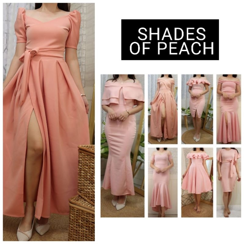 Pomelo Colored Gown