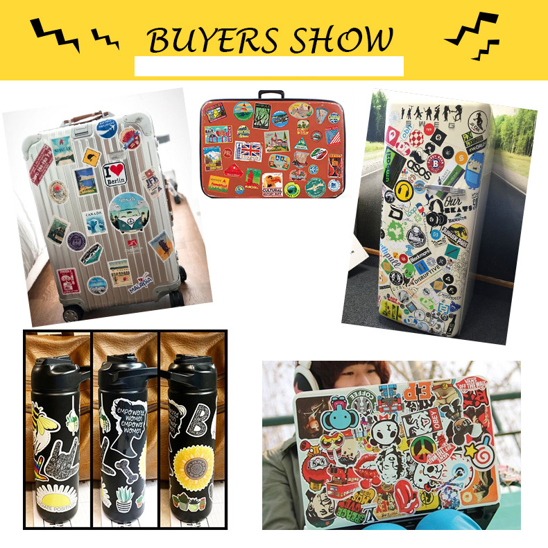 Aquaflask Stickers Waterproof 100 pcs Anime Stickers for Kids One Piece ...