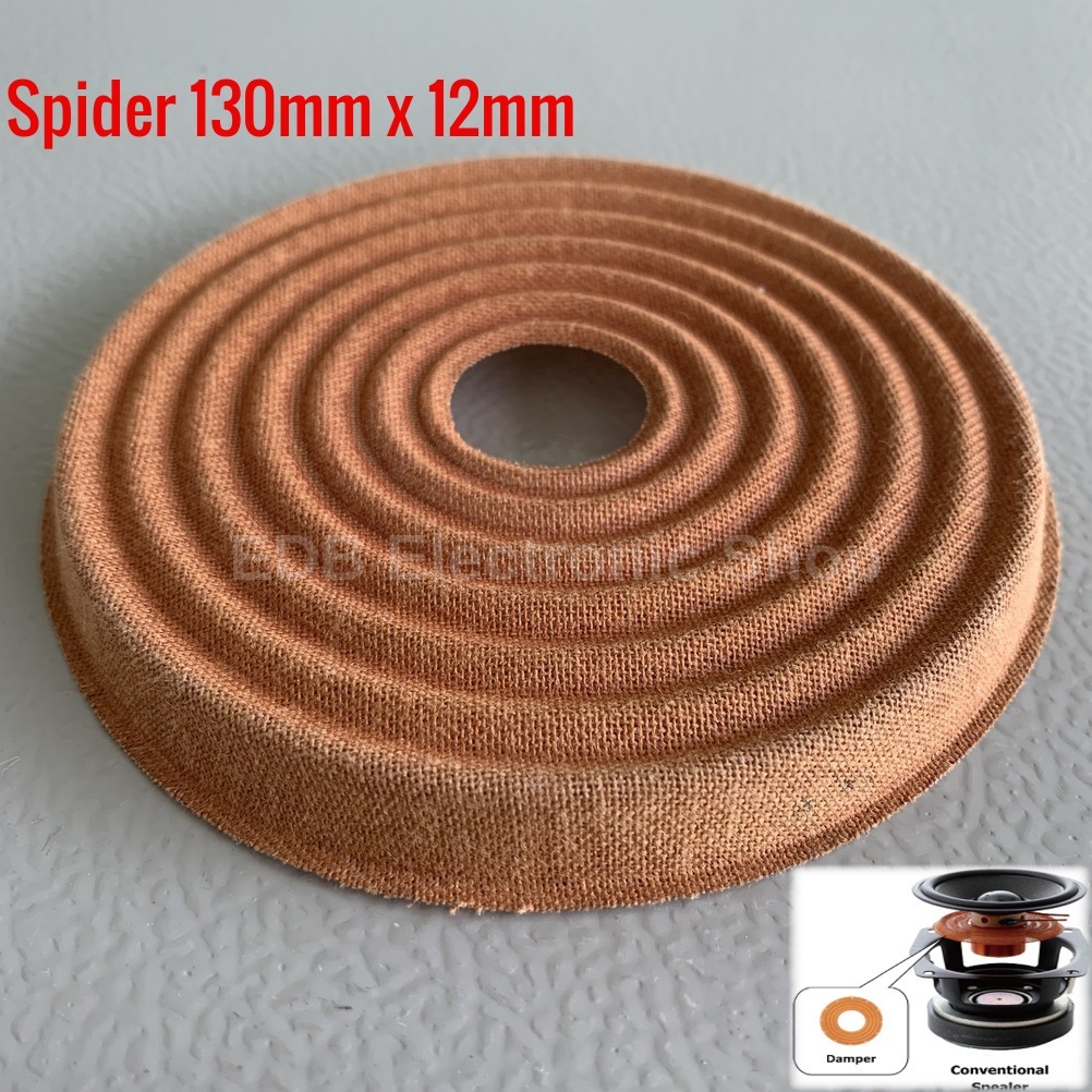 Speaker damper spider