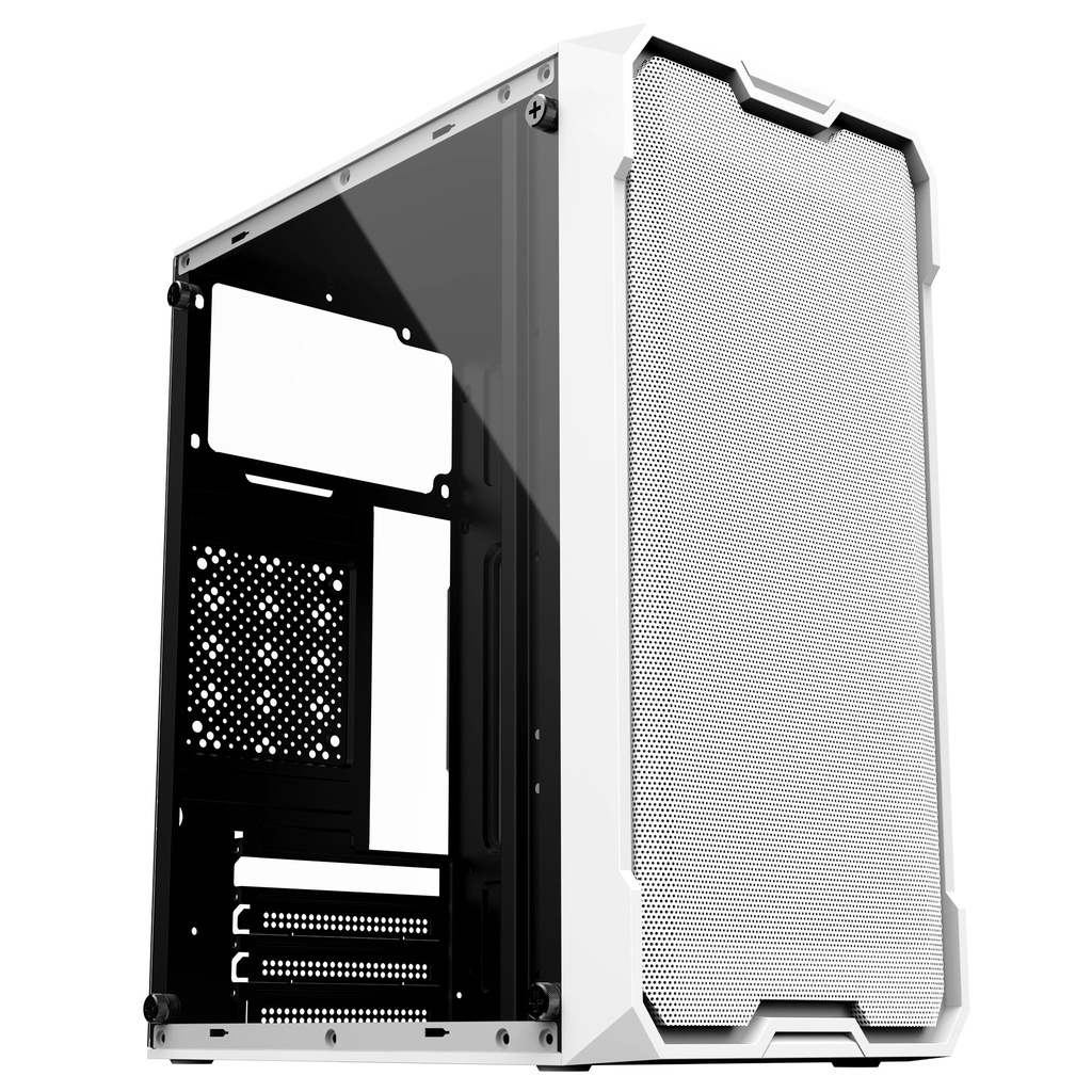 KENLEI KEYTECH T100 Tempered Glass Gaming PC / Desktop Case MICRO ATX ...