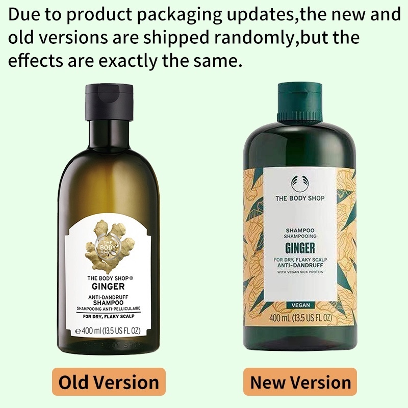 Hot sellwenluchengmou811 The Body Shop Ginger 400ml Anti-Dandruff Shampoo ginger Hair Loss ...